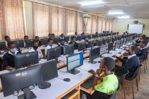 Ugandan schoolgirls learn digital Skills for Their Future