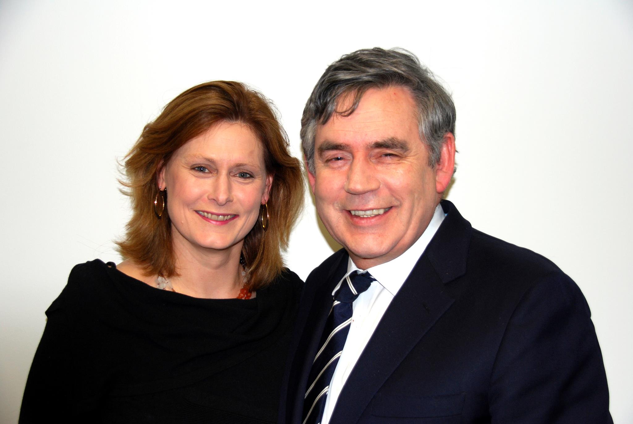 Sarah and Gordon Brown share global education vision in 100th episode ...